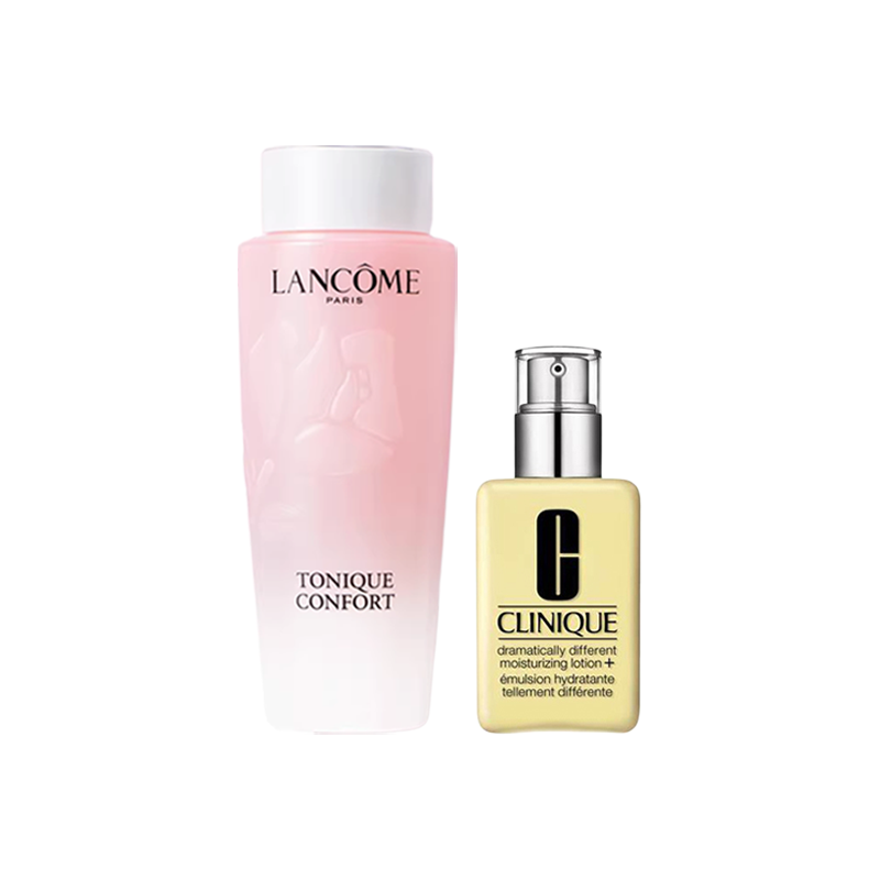 Набор уходовых средств женский CLINIQUE Genius Butter и Lancôme Pink Water, Oily Skin Type 125ml+Lancôme New Version Gradient Pink Water 400ml