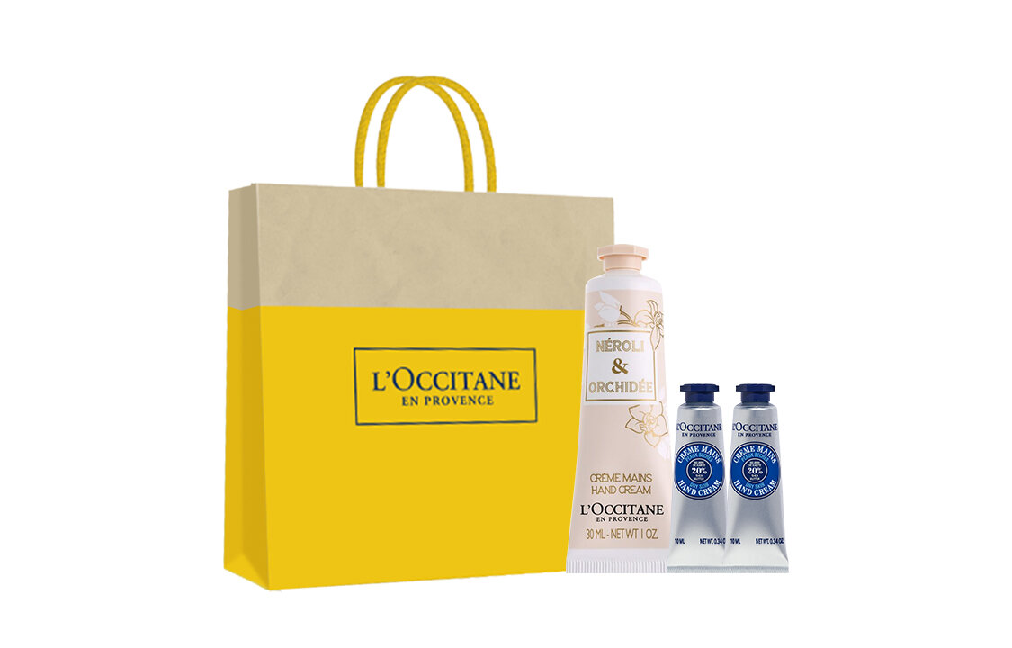 Крем для рук унисекс LOCCITANE Grasse Нероли и Орхидея ароматный увлажняющий, 30мл/75мл