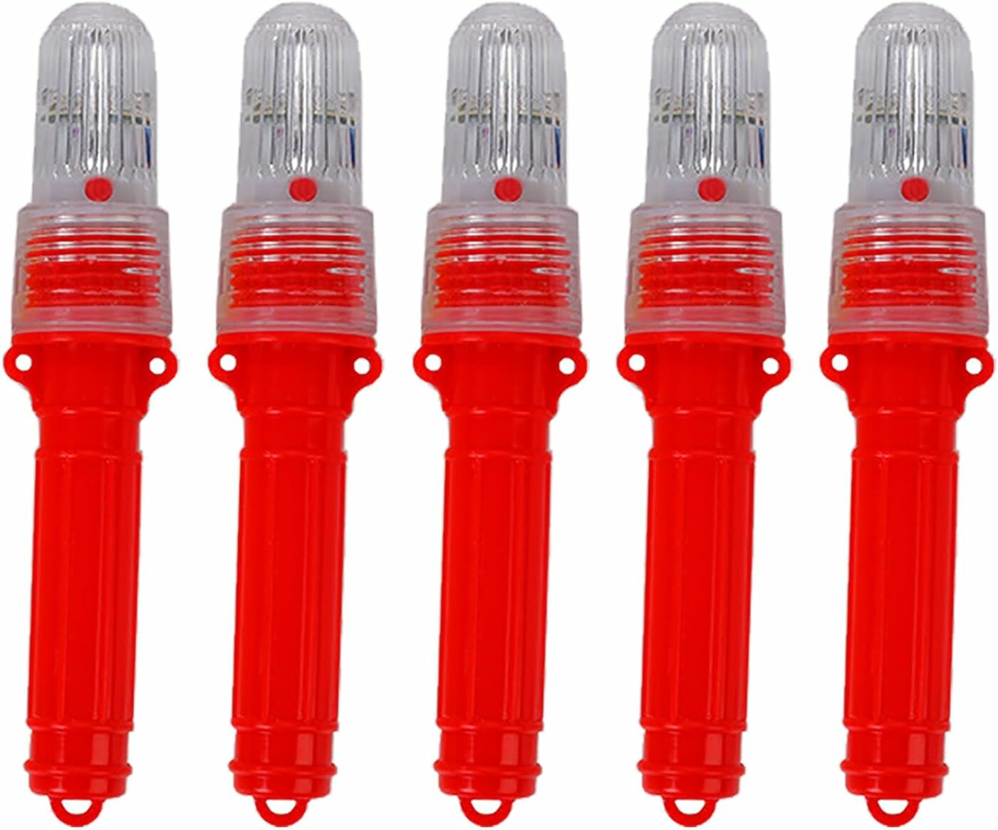 Индукционный Рыбацкий Фонарь: Комплект 5 Штук - Надежный Сигнал Для Ночной Рыбалки С Водонепроницаемым Корпусом - Яркий Мигающий Светодиодный Маяк Для Сетей И Безопасности На Воде