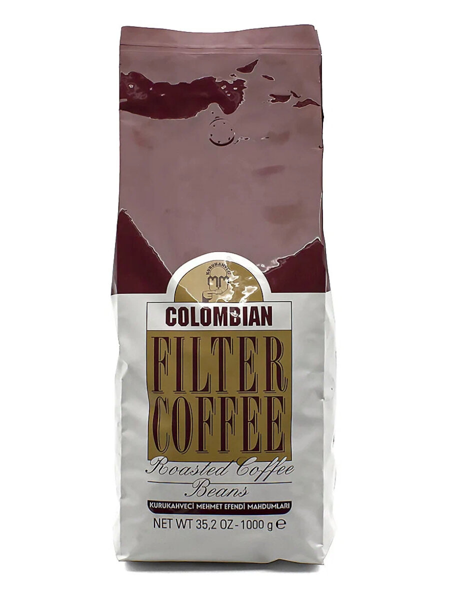 Кофе в зернах Kurukahveci Mehmet Efendi Colombia 1 кг