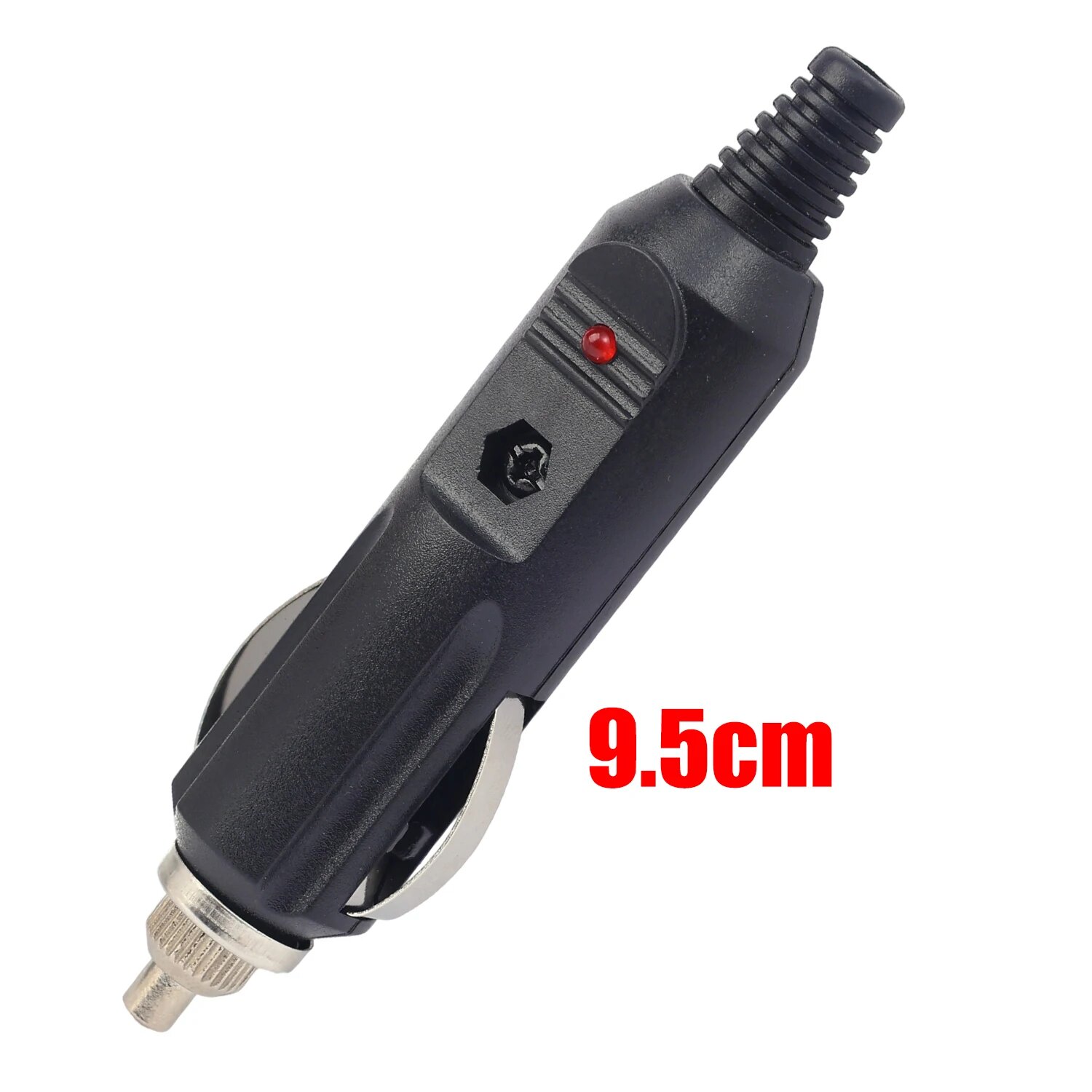 Мужская головка со световым индикатором, вилка электрического прикуривателя автомобиля, адаптер зарядного устройства, 12 В до 24 В, вилка автомобильного прикуривателя