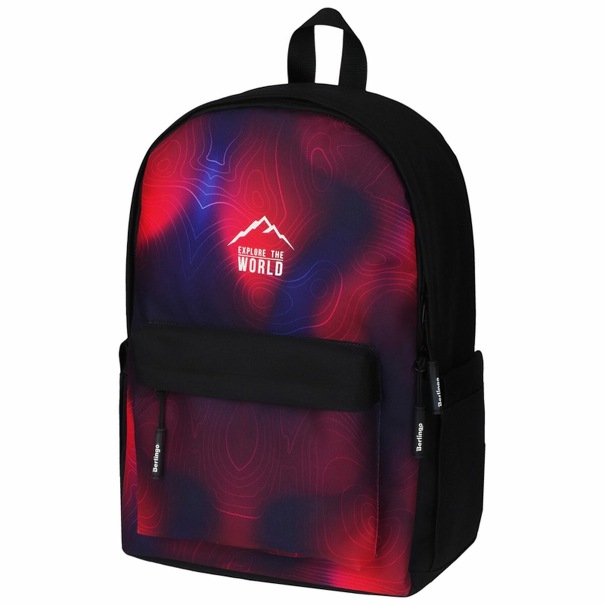 Рюкзак школьный Berlingo Casual "Terrain" 39,5x27x13см, 1 отделение, 3 кармана, уплотненная спинка (RU080S09)