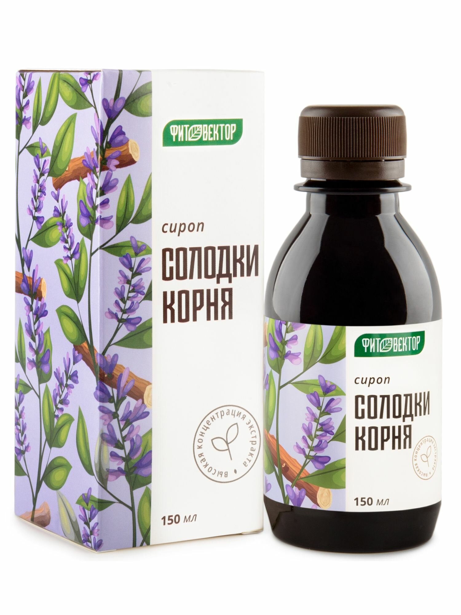 Солодка сироп при заболеваниях верхних дыхательных путей от бренда "пчела и человек", объем 150 мл