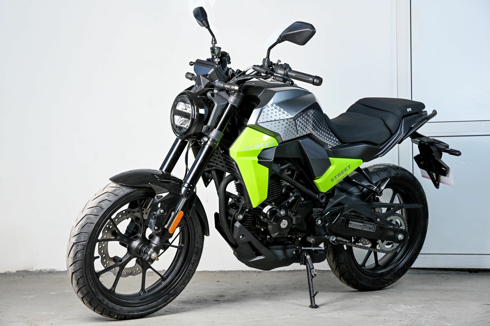 Мотоцикл SPRMOTORS Street_зелёный (с ПТС в заводской упаковке)