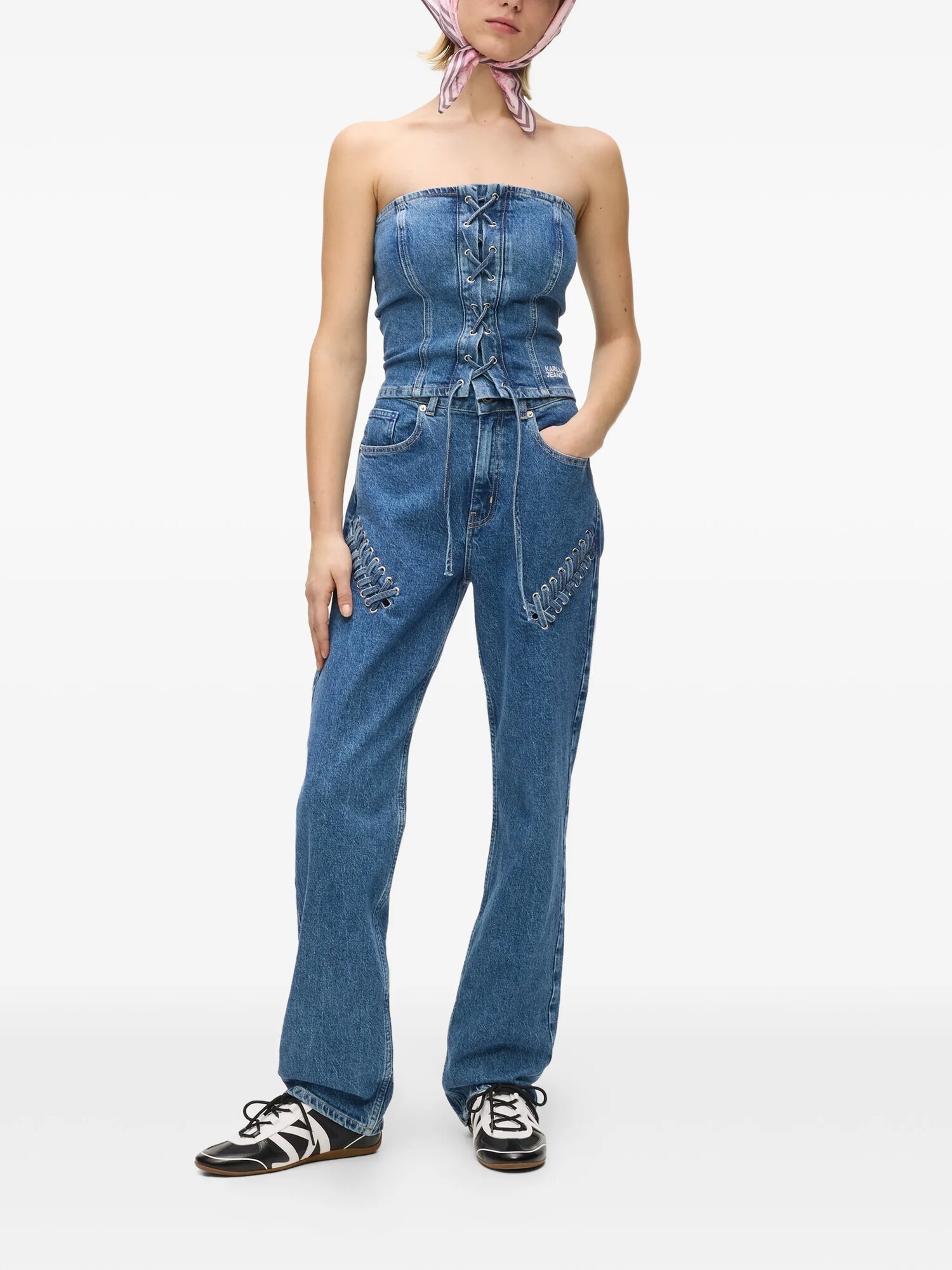 Топ KARL LAGERFELD JEANS, размер 40, blue — фото 1