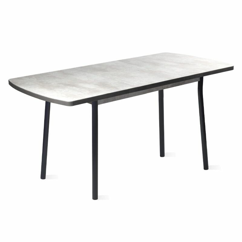 Стол обеденный раздвижной Гранд 4, Цемент 1250(1700)х800х750 мм.