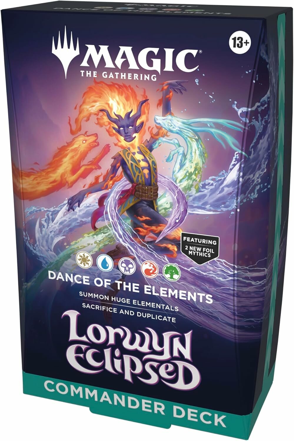 Колода Magic The Gathering Lorwyn Eclipsed Dance Of The Elements, на английском, Commander Deck