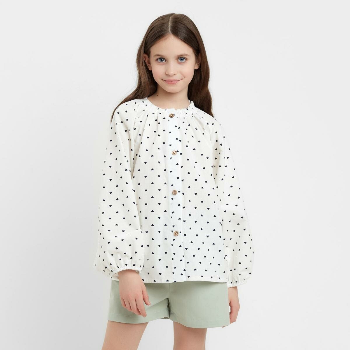 Шорты 9463436 MINAKU бермуды для девочек 128 см