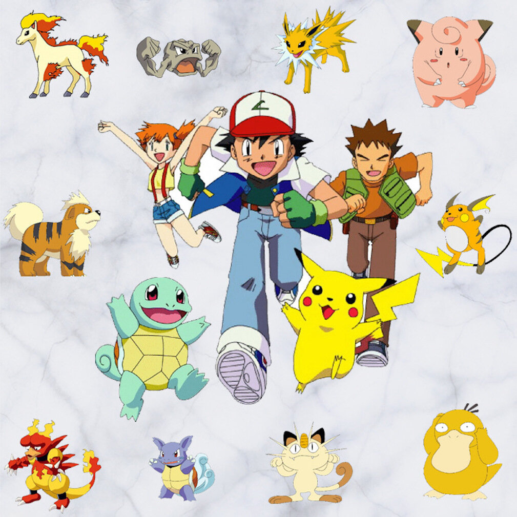 Покемон Пикачу Digimon Trainer Водонепроницаемый стикер стены