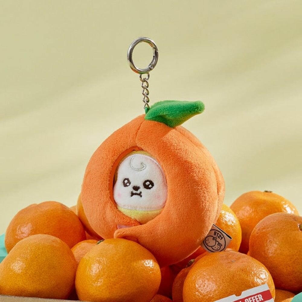 Брелок BTS BT21 Серия Апельсины плюшевая игрушка для фанатов