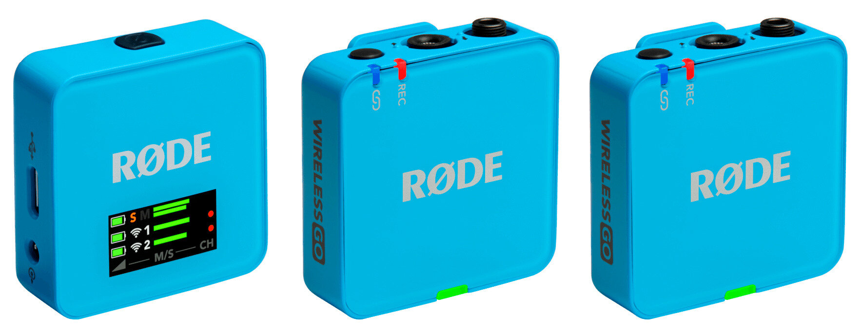 RODE Wireless GO III, голубой, беспроводной микрофон