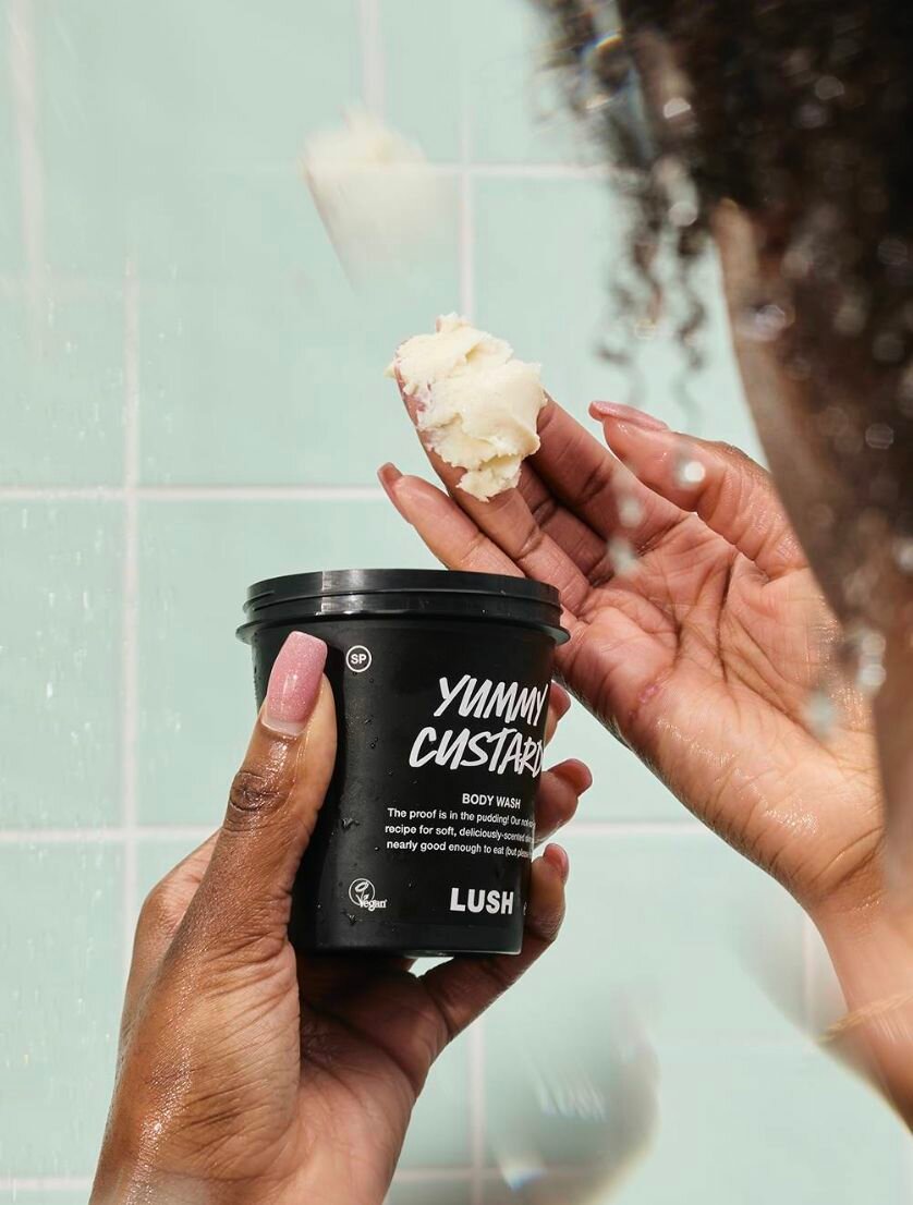 LUSH Гель для душа Yummy Custard, 100 гр (250 / 100)