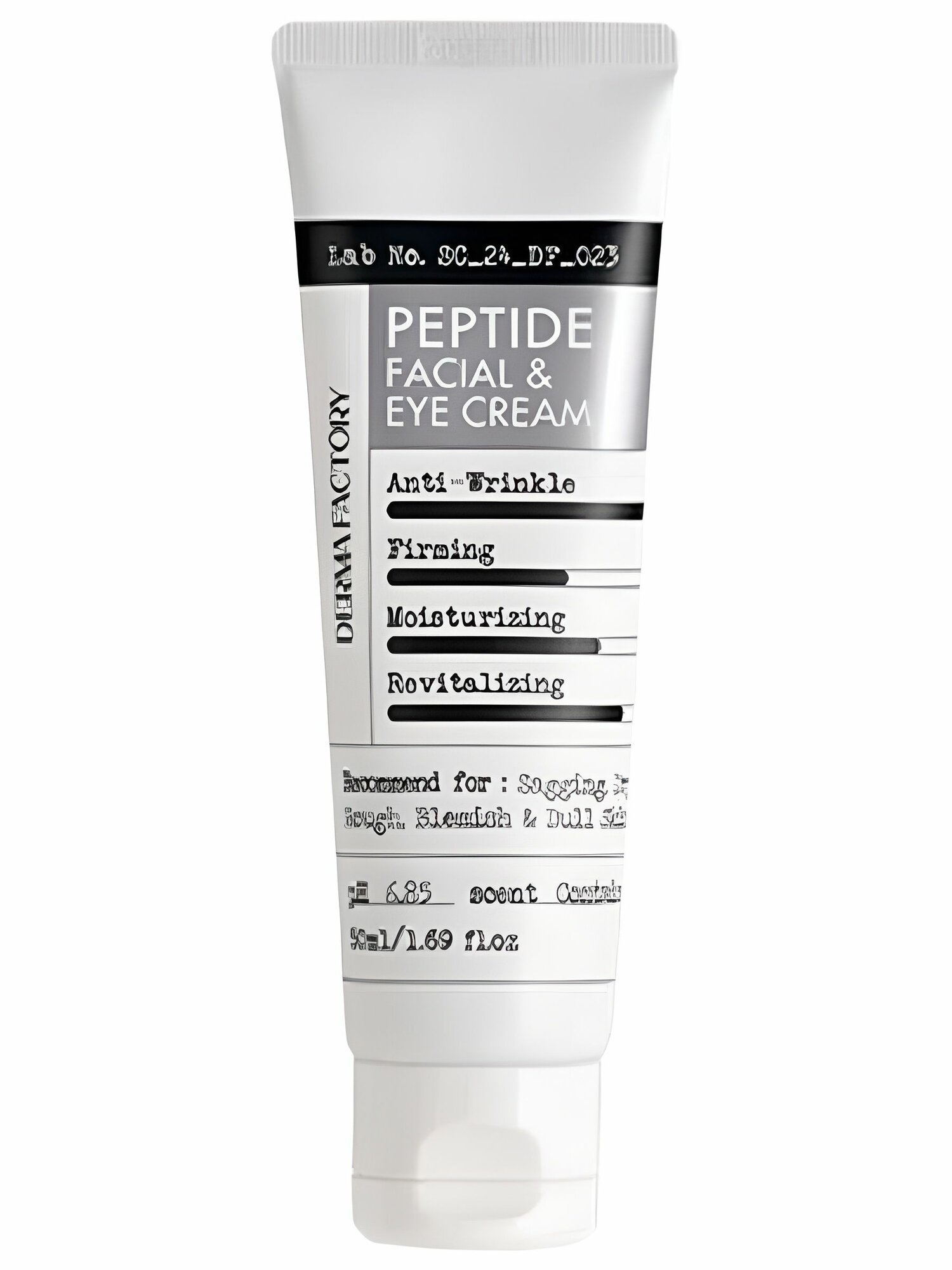 DERMA FACTORY Крем для лица и век пептидный PEPTIDE FACIAL & EYE CREAM 50 мл