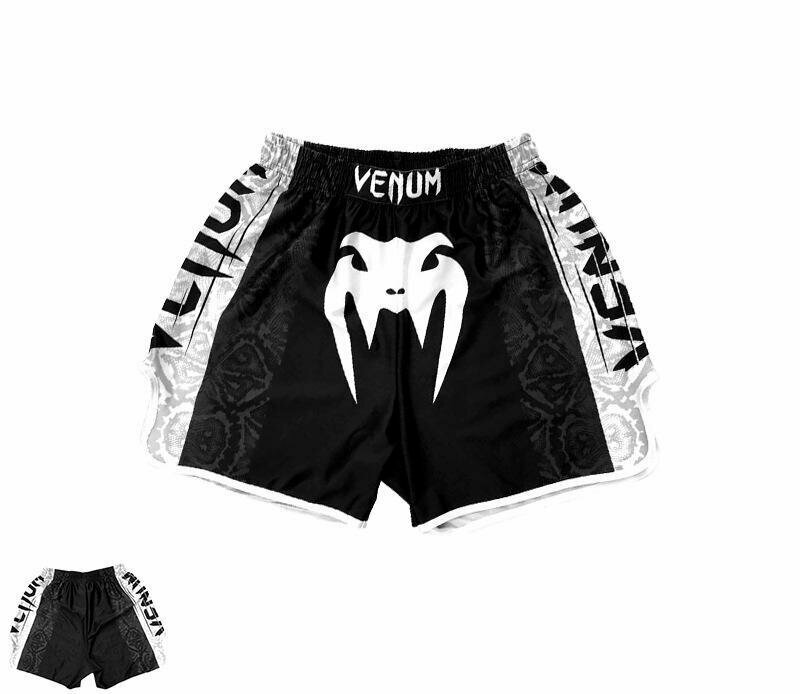 Тренировочный костюм Venom UFC для мужчин, облегающая быстросохнущая одежда для бокса, шорты с коротким рукавом для тайского бокса и занятий в спортзале.