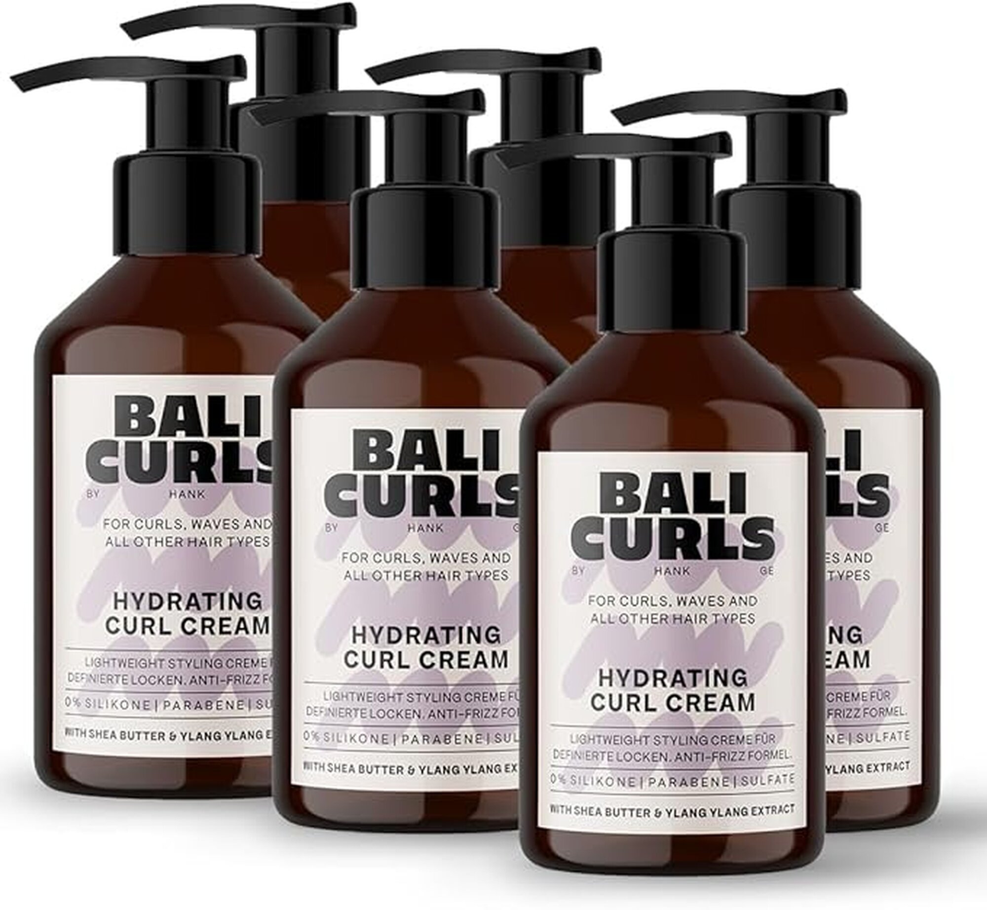 Bali Curls Увлажняющий крем для волос Hydrating curl cream 6 шт *150 мл