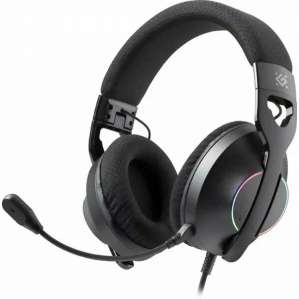 Гарнитура Defender Weaver Черный, RGB, провод 2 м