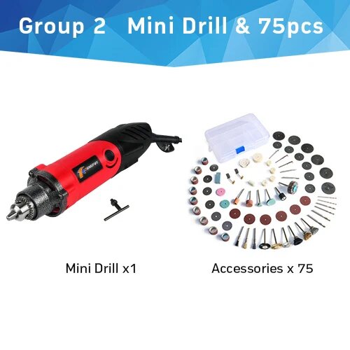 Tungfull мини гравер для дерева 240 Вт BigDrill75box