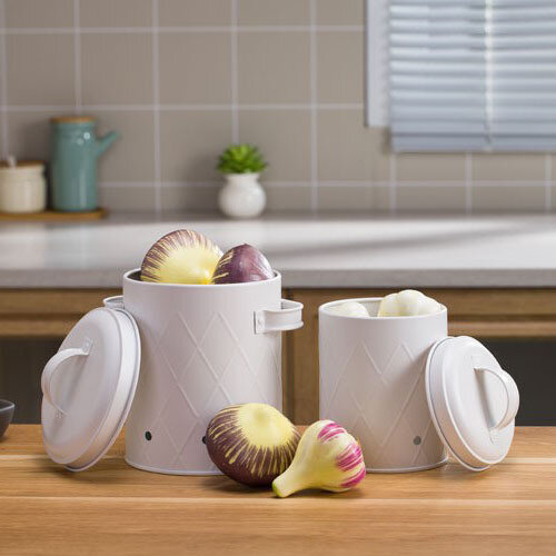 Сетчатый контейнер для хранения фруктов и овощей, черный, для кухни, для хранения картофеля, лука, чеснока, металлический контейнер для хранения картофеля.