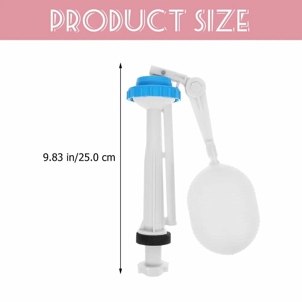 Клапан наполнения для унитаза, Износостойкий плавающий клапан, Для эффективного водоснабжения, 1 Упаковка