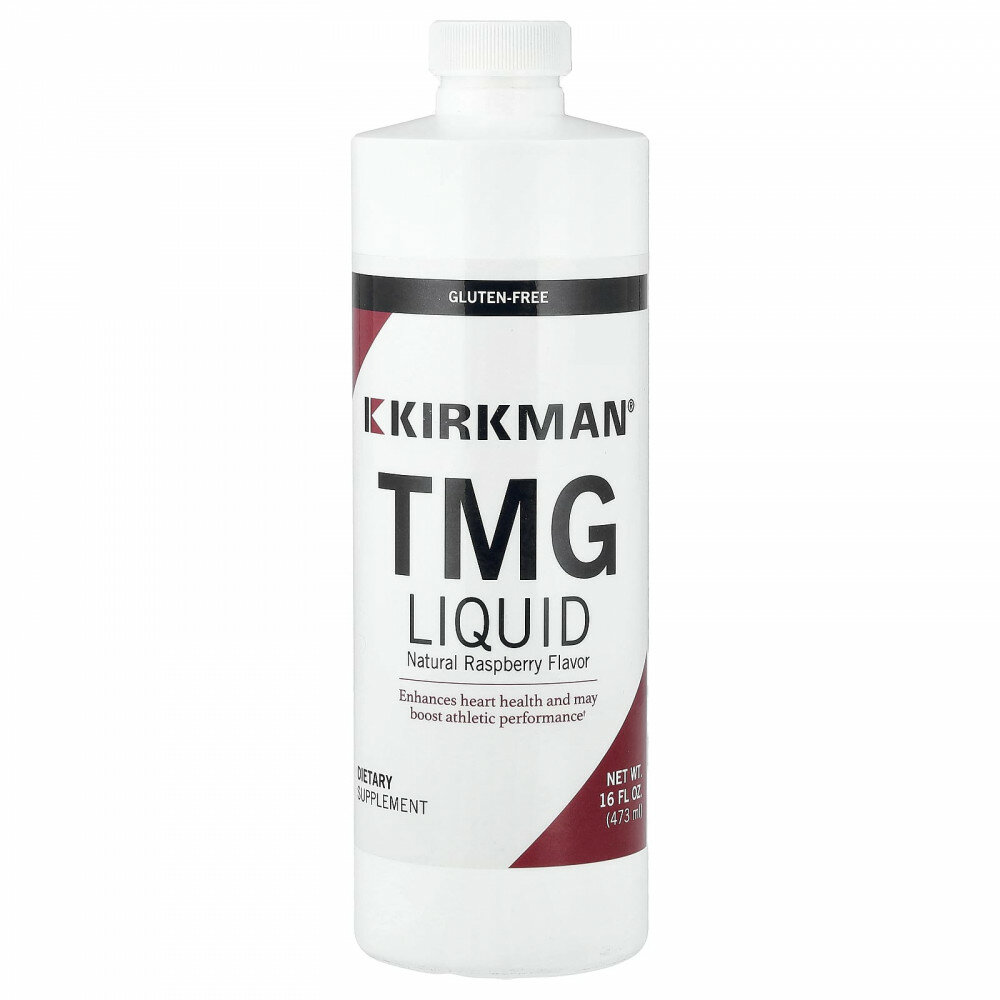 Kirkman Labs, TMG Liquid, натуральная малина, 473 мл (16 жидк. унций)