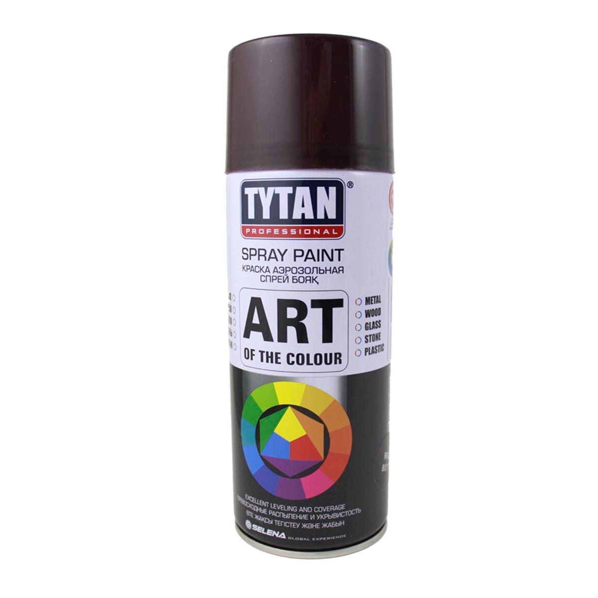Эмаль-аэрозоль Tytan 520/400 мл, универсальная, RAL 8017 коричневая