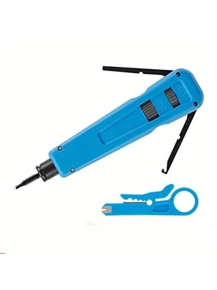 Punch Down Impact Tool с двойными лезвиями, сетевым проводом Keystone Impact Terminal Plug-in Tools для зачистки сетевых кабелей CAT6 / CAT5 / CAT3 Плоскогубцы