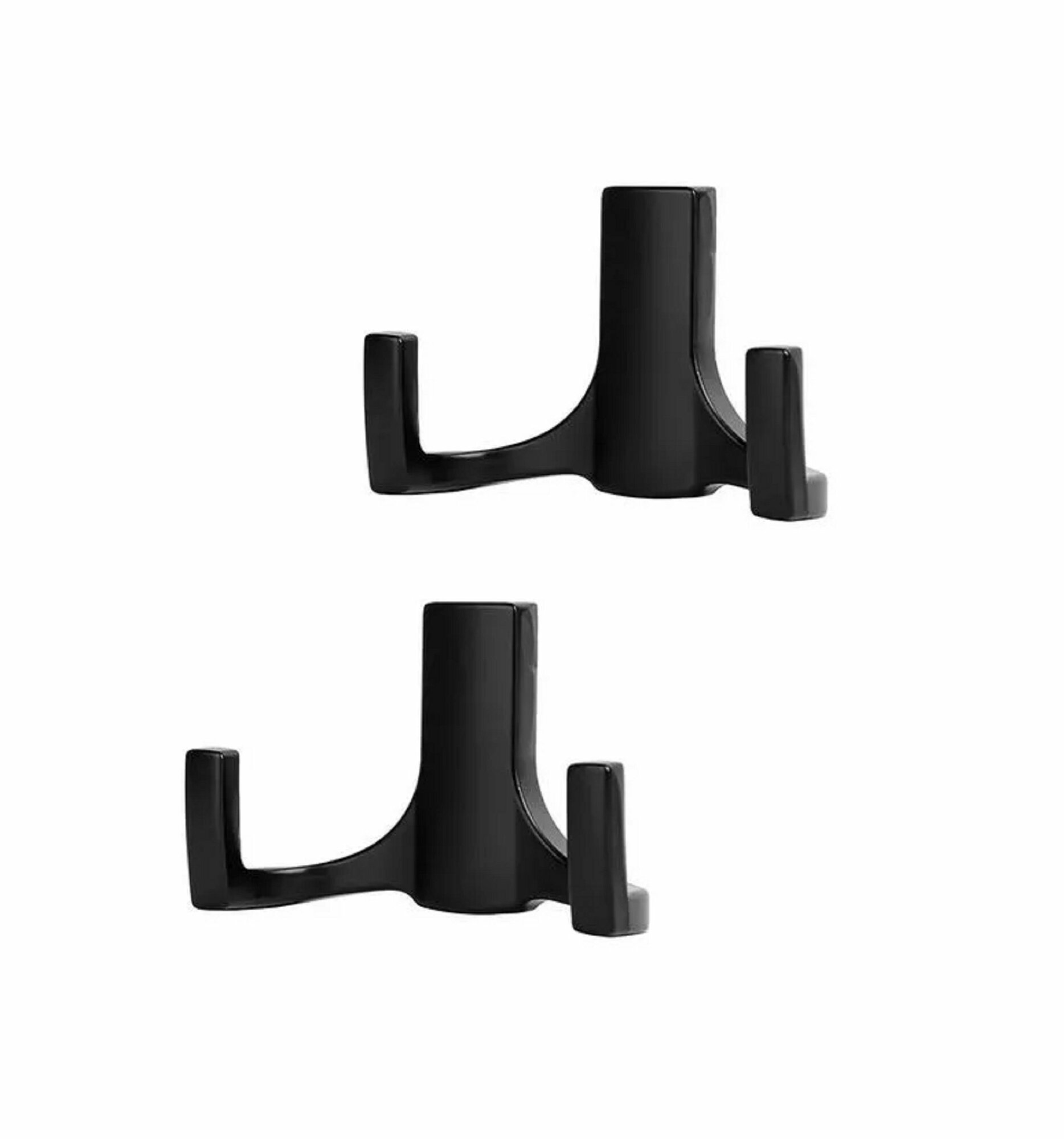 Крючок настенный , мебельный, цвет- матовый черный