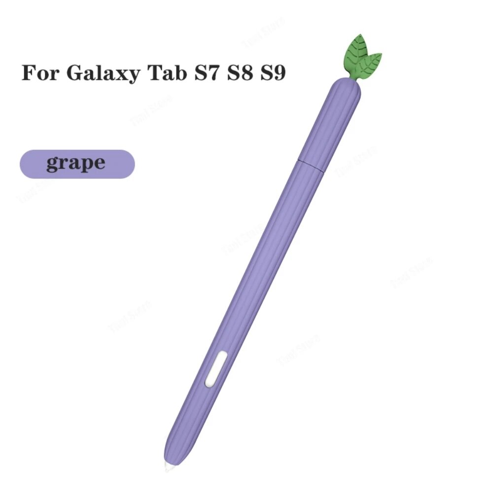 Силиконовый стилус для Samsung Galaxy Tab S7 S8 S9, grape, Color: 06
