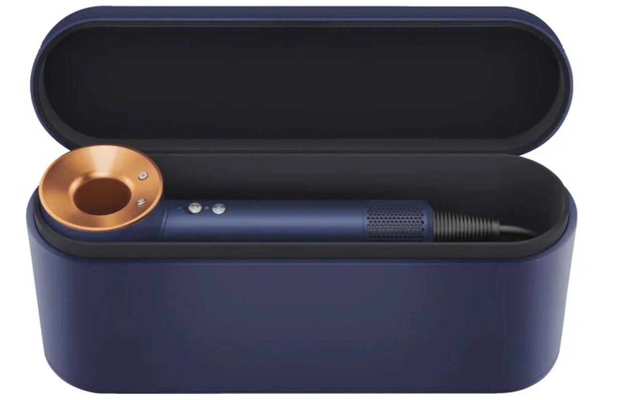 Фен Dyson Supersonic HD07, Prussian Blue / Copper (3 насадки)