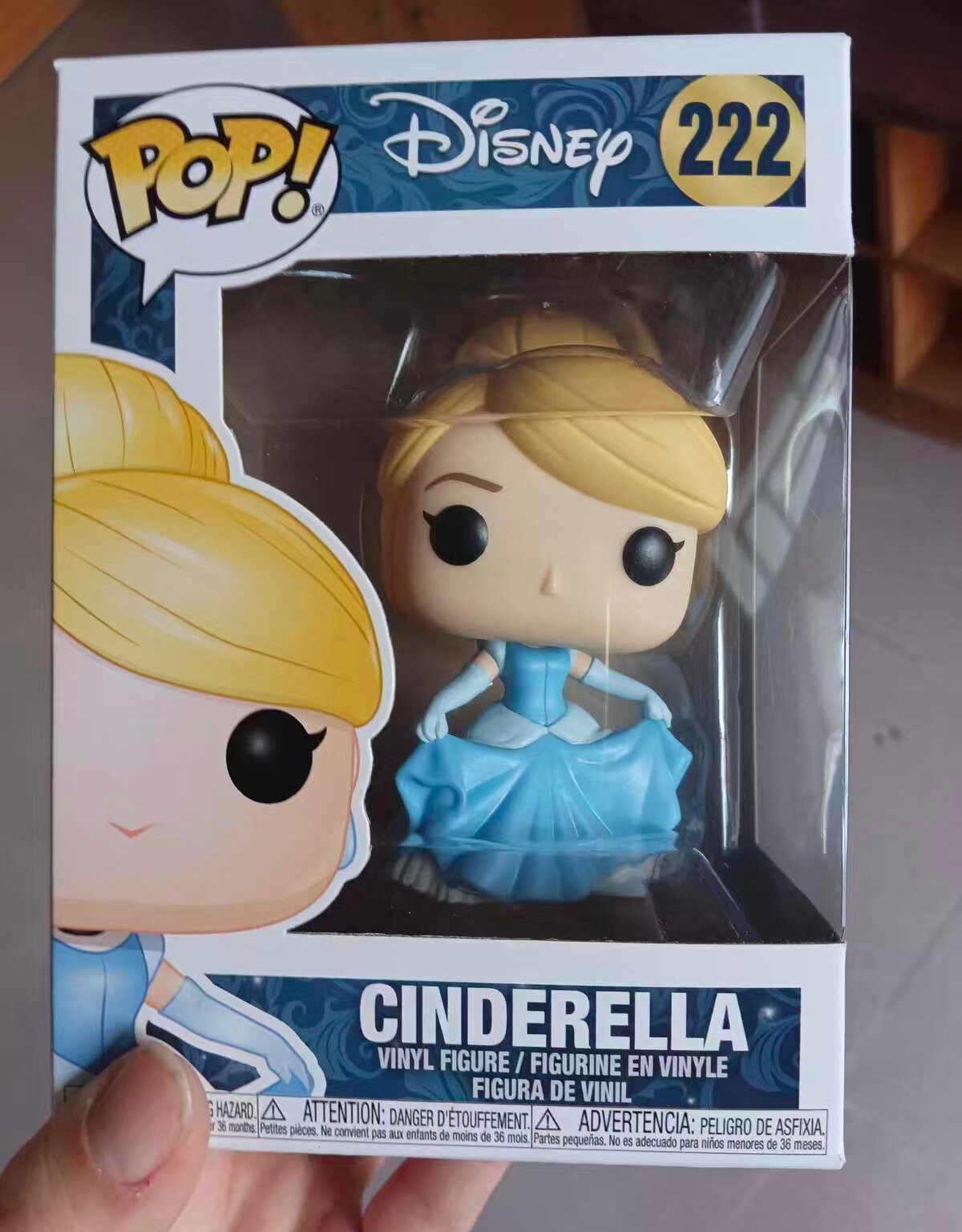 Фигурка Funko POP Золушка в розовом платье из мультфильма Disney