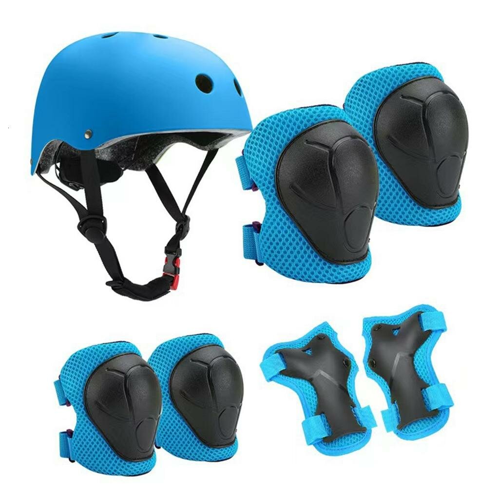 Детский комплект защитной экипировки, Синий