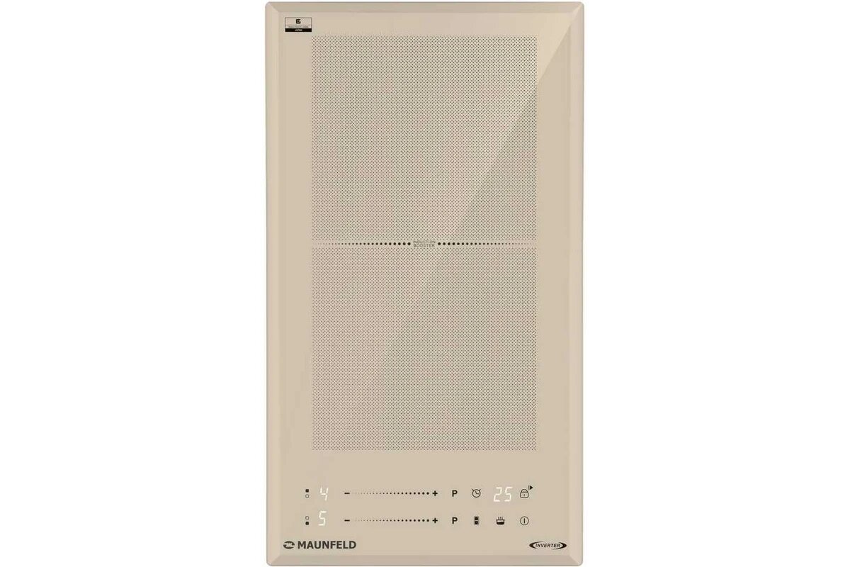 Варочная панель индукционная Maunfeld CVI292S2FBG LUX Inverter бежевый, стеклокерамика