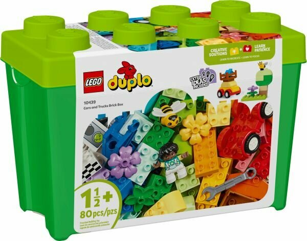 Lego 10439 Duplo Коробка с кубиками: машины и грузовики