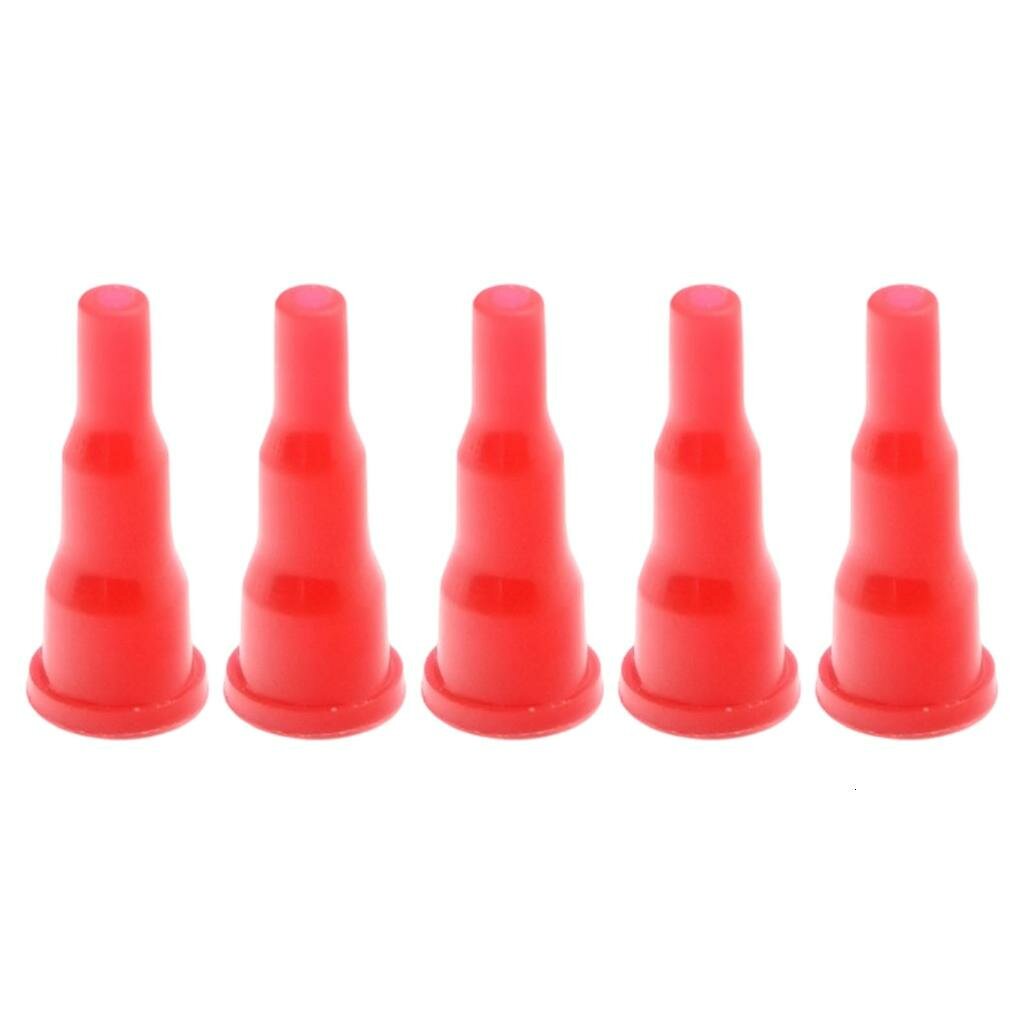 Универсальный переходник для заправки газовых зажигалок, красный - 5 упаковок