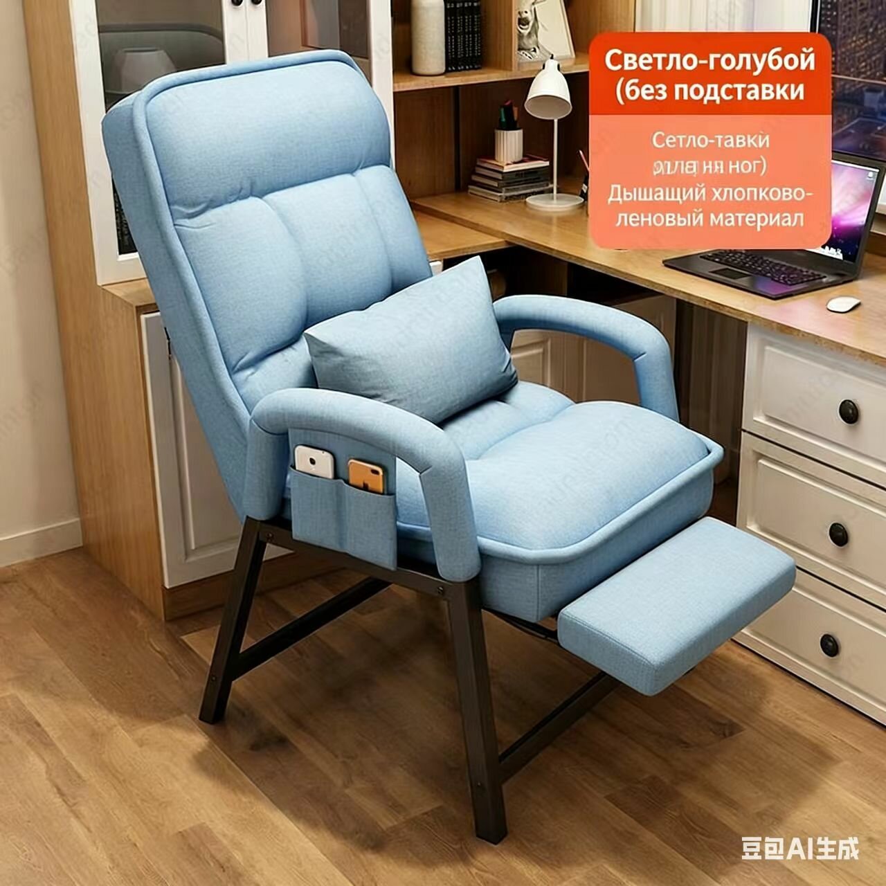 Офисное кресло икеа, простой стиль, ар-деко, 55x55x94 дюймов.