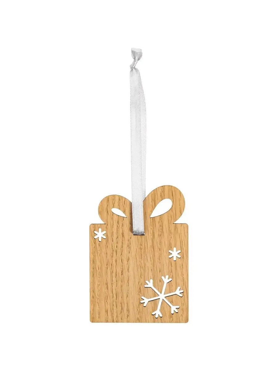 Стильная деревянная подвеска для подарка