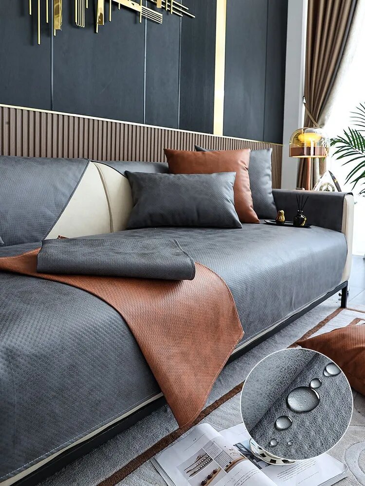 AiWinsure чехол на мебель для кресла, 70 см х 70см, из искусственной кожи, для кресла