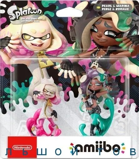 Amiibo. Набор из 2-х фигурок: Жемчик + Мариша / Pearl + Marina (Splatoon Collection)