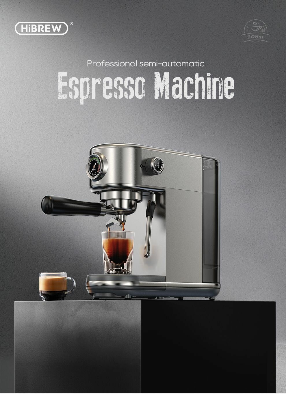 Кофемашина автоматическая Hibrew H10B