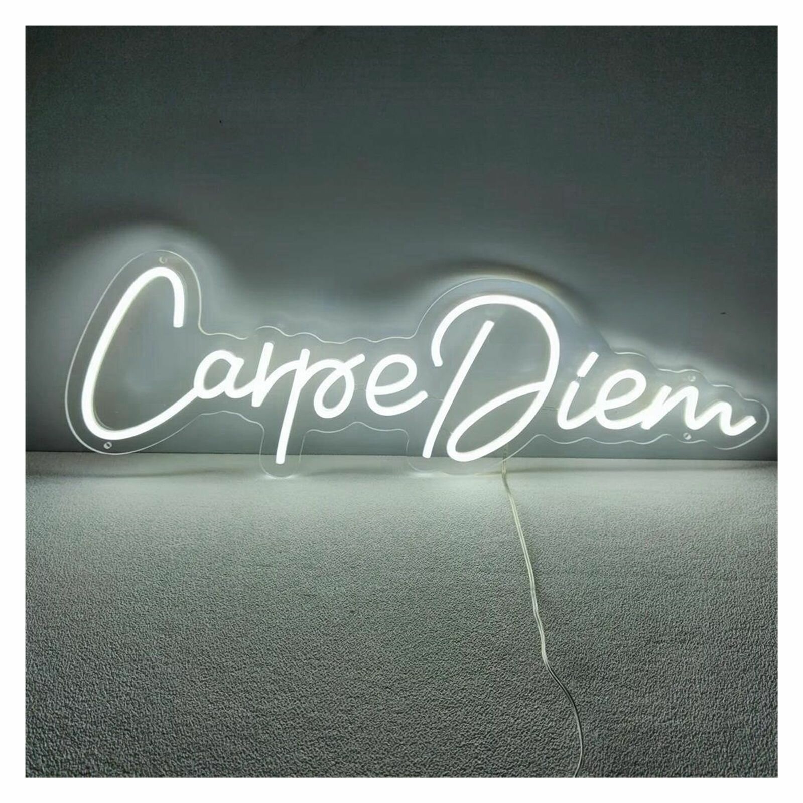 Carpe Diem Декор Неоновой Вывески 40смx12,7см