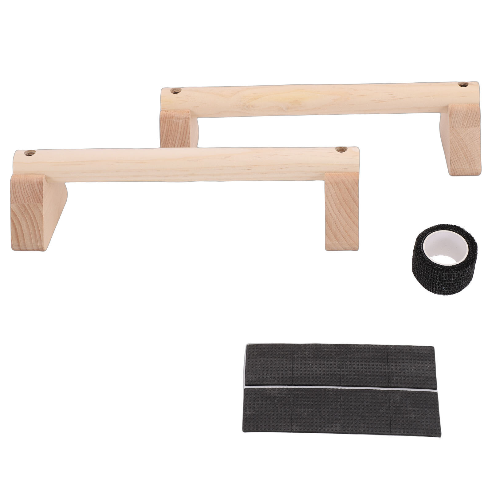 2 шт. брусья для отжиманий из букового дерева, деревянная балансировочная балка, тренажер для домашнего использования, 30 см / 11,8 дюйма