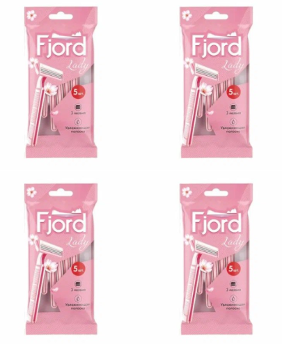 Fjord Lady Станки одноразовые, 5 штук, 4 упаковки