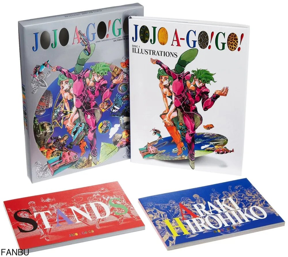 Печатная книга JOJO A-GO! GO! Illustrations Artbook by Hirohiko Araki