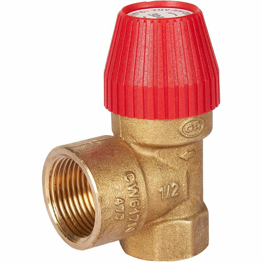 Клапан предохранительный STOUT для отопления 1/2"x3/4" (477.132) 3 бар SVS-0010-003015