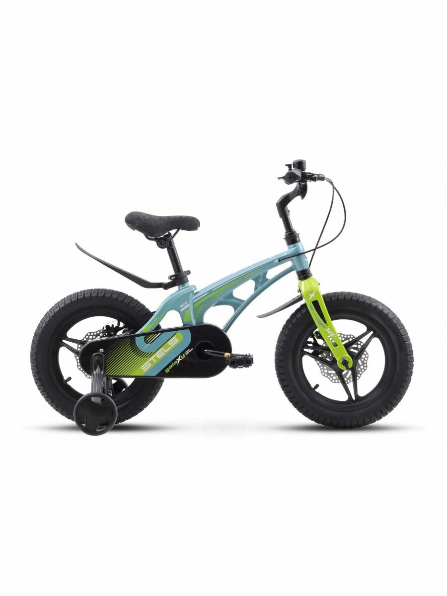 Велосипед детский Stels 14 дюймов Galaxy Pro магниевая рама голубой
