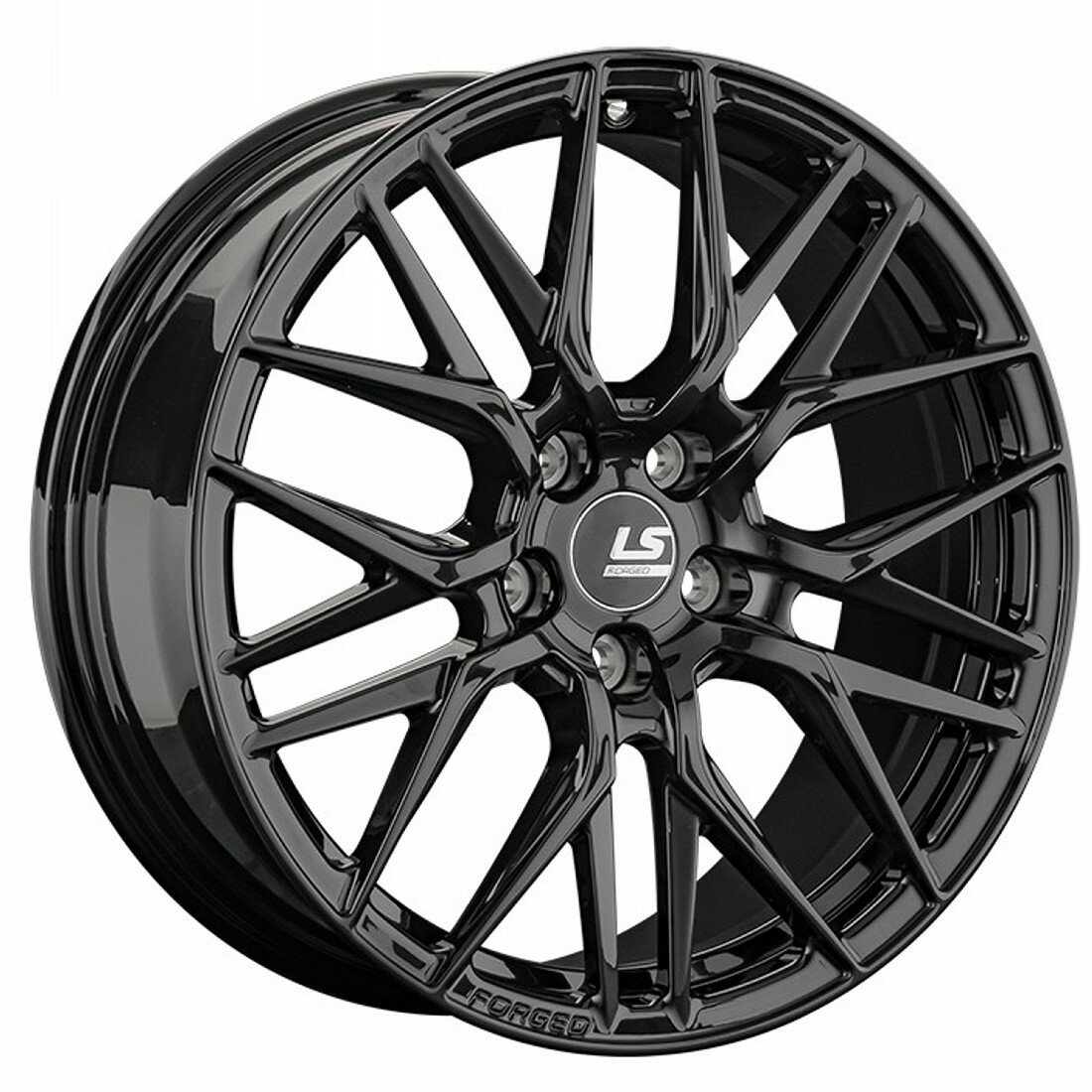 Колесный диск LS Forged LS FG04 8,5x19 5x112 ET38 66,6 BK кованый для автомобиля
