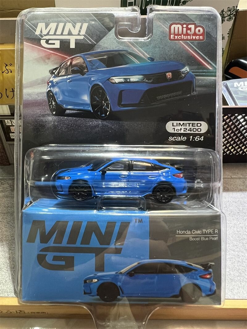 MINI GT x Majorette, литая коллекционная машинка 1:64(637-Хонда Type R)