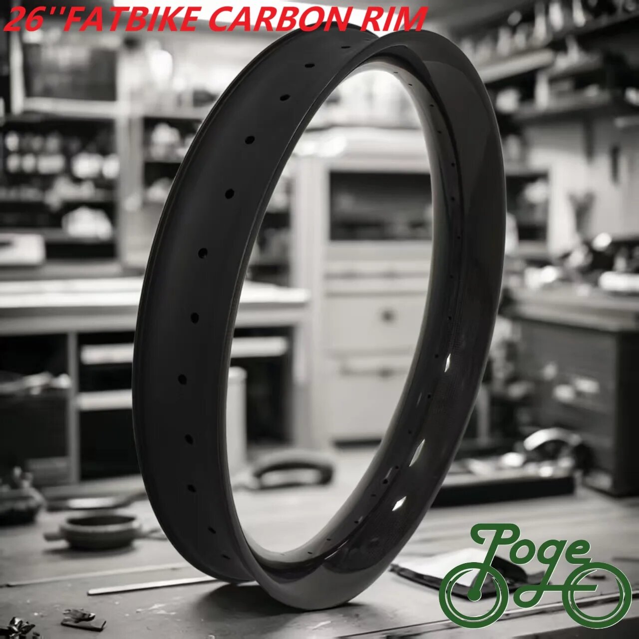 Карбоновый обод Fatbike 26", 90x40 мм, бескамерное, 28/32/36 отверстий 32 Hole, Glossy, Marble