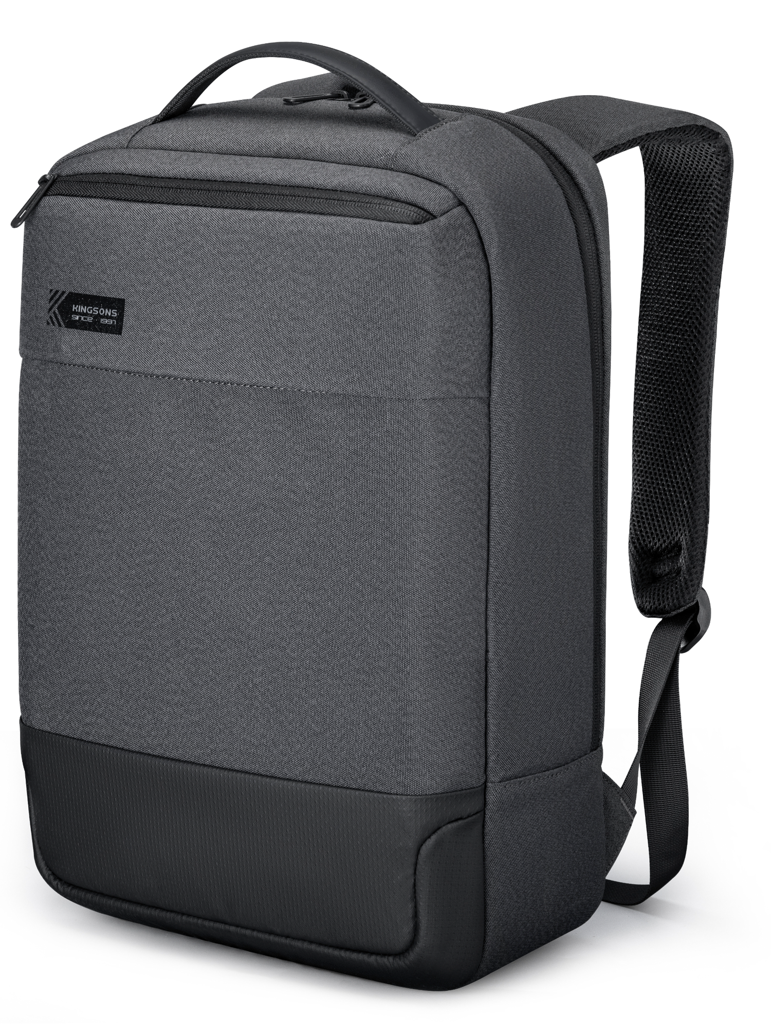 Рюкзак мужской городской, повседневный, водонепроницаемый, школьный, для ноутбука, KINGSONS тёмно серый