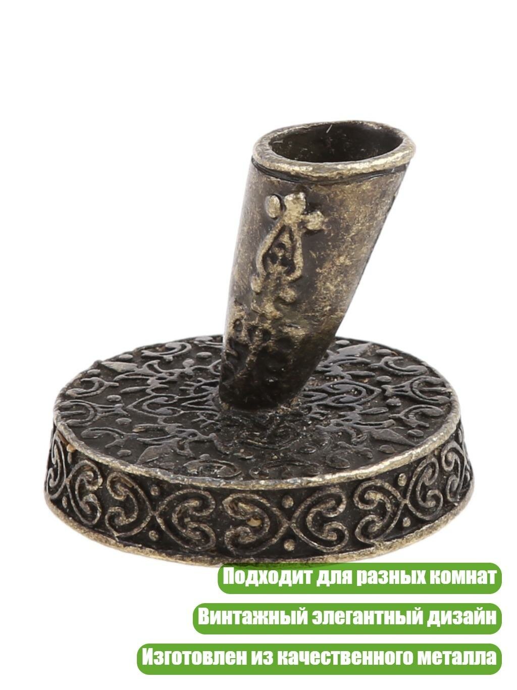 Винтажный металлический держатель для перьевого пера, Древняя бронза